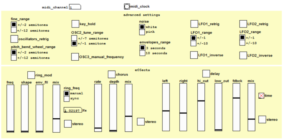 ZD-10, a full-featured Pd subtractive synthesizer - blog.maciekodro